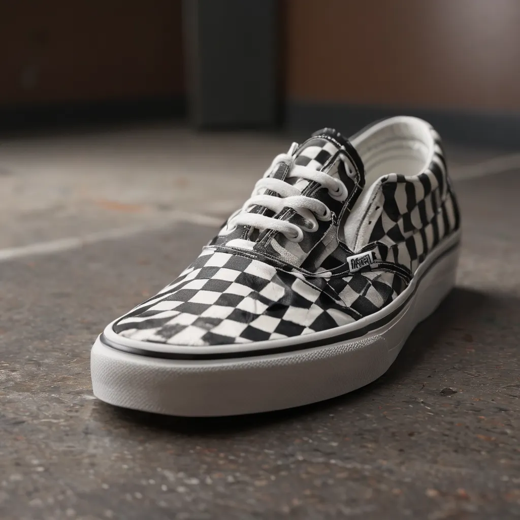 The Artistic Influence of Checkered Tie Vans in Skateboarding Fashion