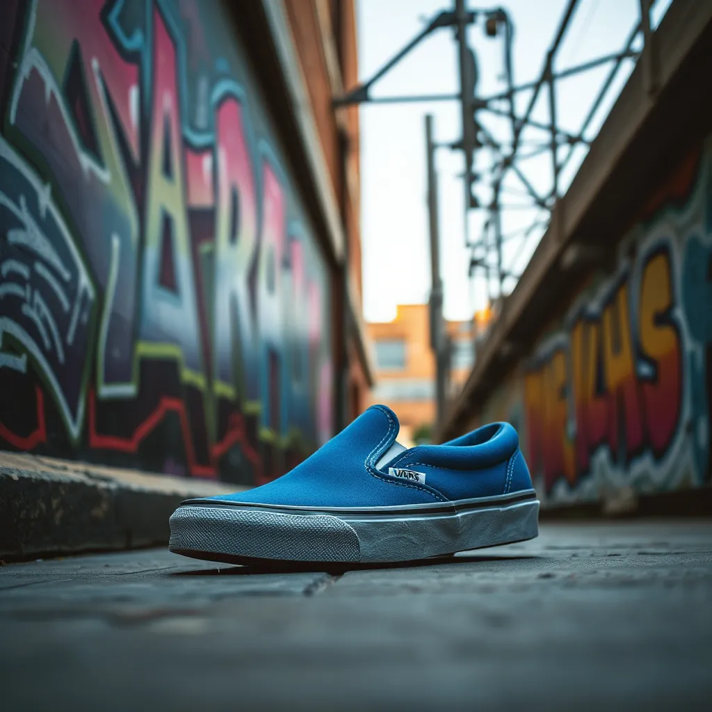 Exploring Cool Blue Slip-On Vans: Style Meets Function