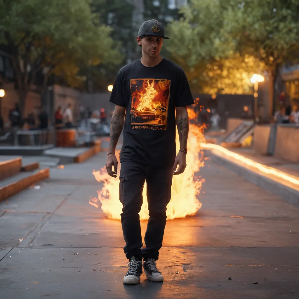 Exploring the Impact of Fire Graphic Tees in Skate Culture