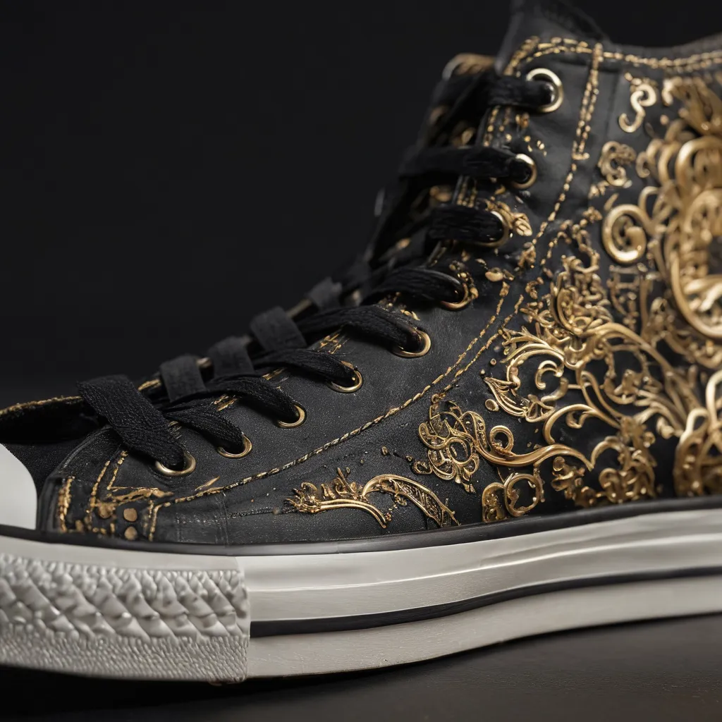 Exploring the Allure of Black and Gold Converse High Tops