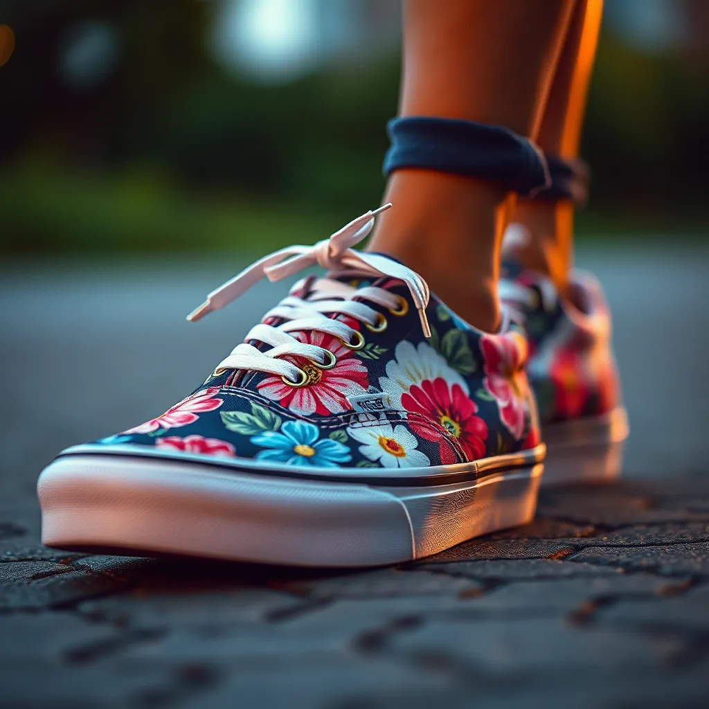 Exploring the Beauty of Women's Floral Vans Designs