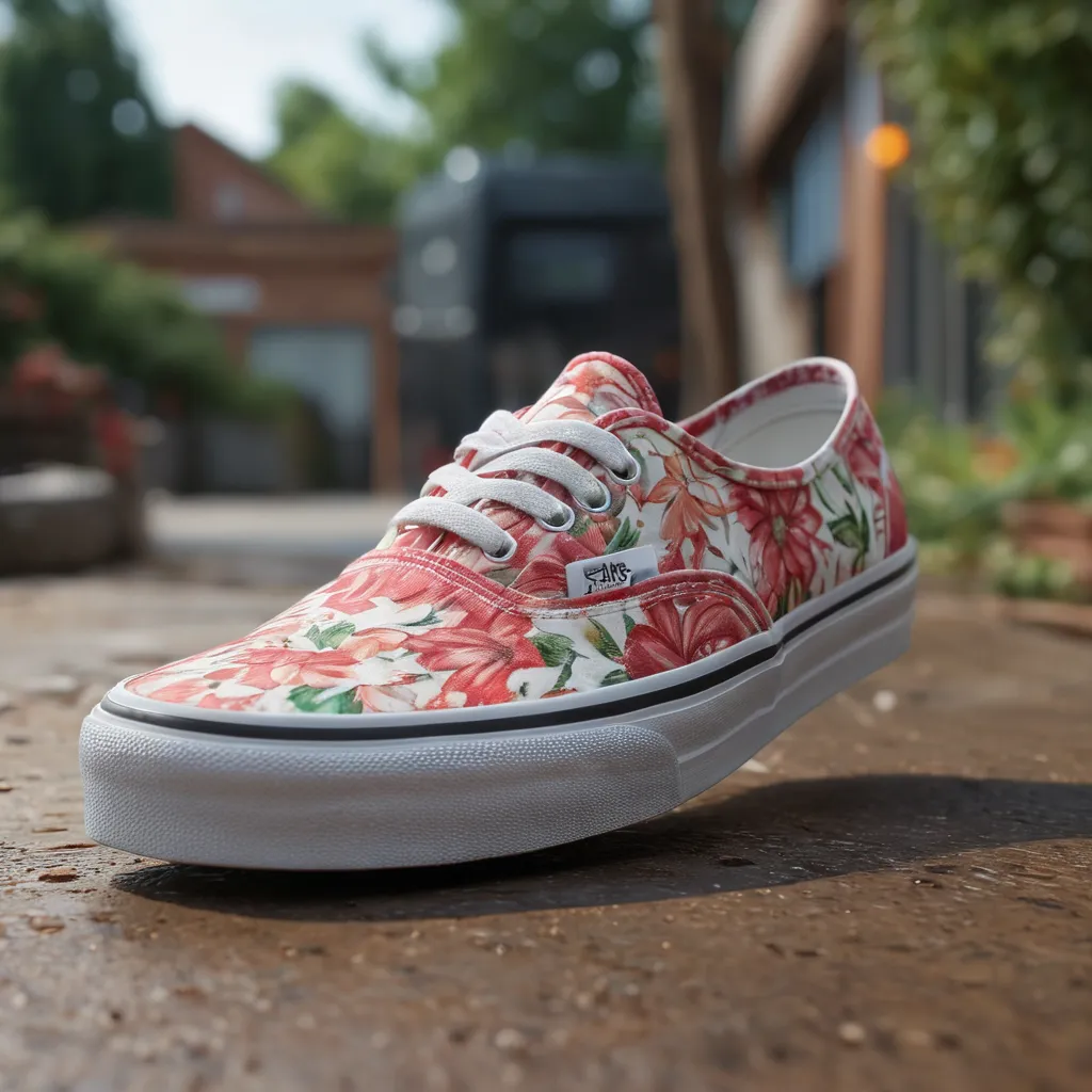 Unveiling the Exquisite Vans Authentic SF Trippy Floral Skate Shoes for ...