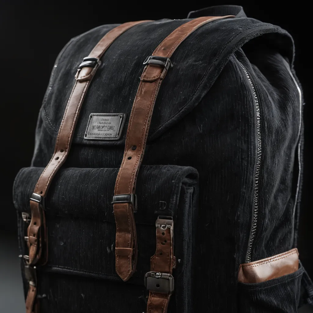 Unveiling the Multifaceted Elegance of a Black Corduroy Backpack