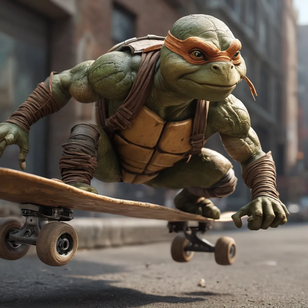 Unveiling the Skateboard Ninja Turtle: A Fusion of Artistry and Passion