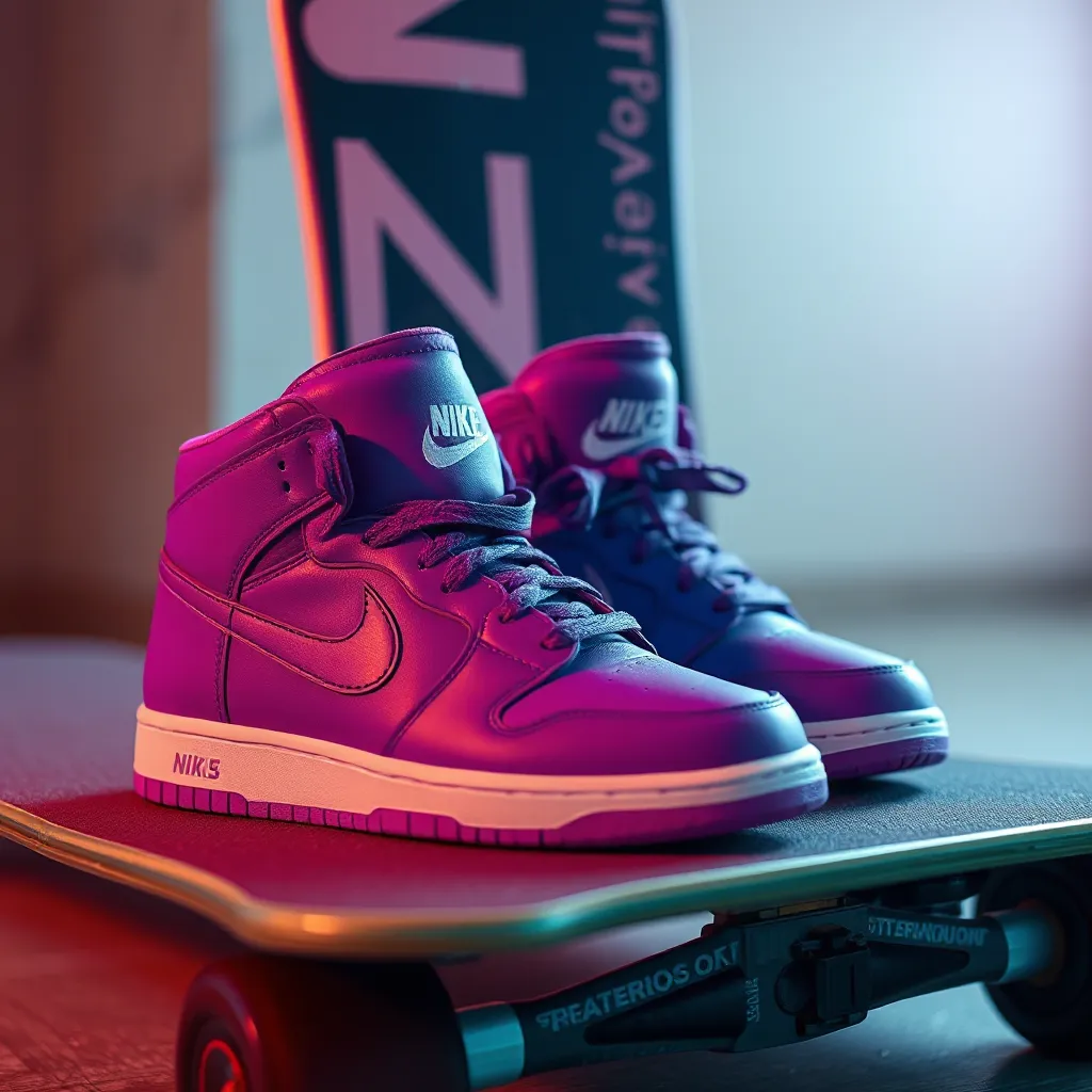 Exploring Violet Nikes' Role in Skate Culture