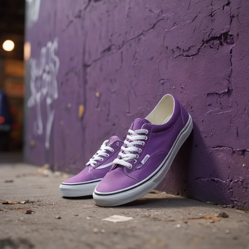The Allure of Purple Vans Sneakers in Skate Culture