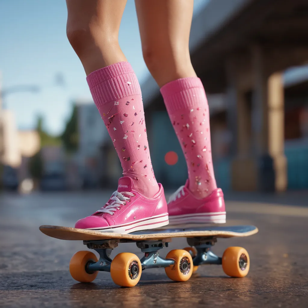 The Cultural Impact and Practicality of Barbie Socks in Skateboarding