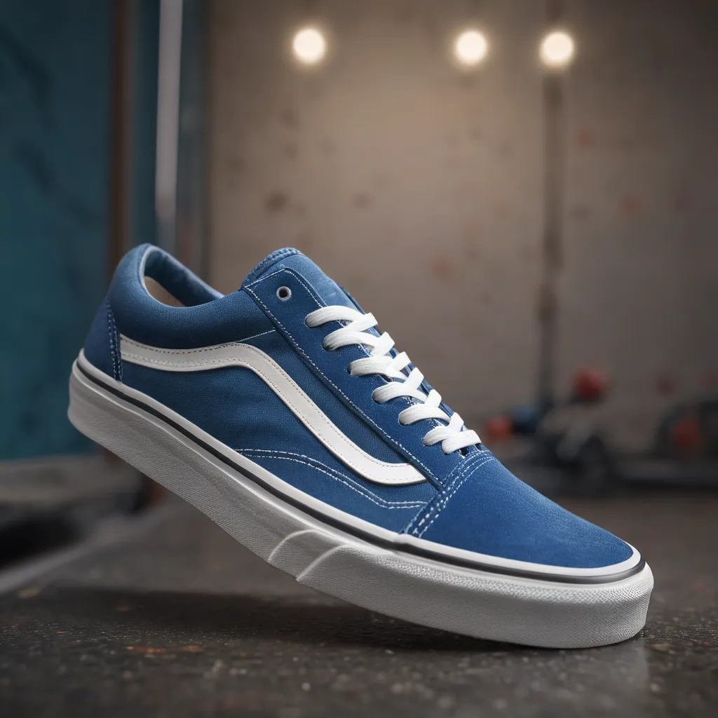 The Iconic Vans Old Skool Blue and White Sneaker
